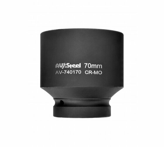 Головка ударная 1" шестигранная удлиненная 70мм "AV Steel"