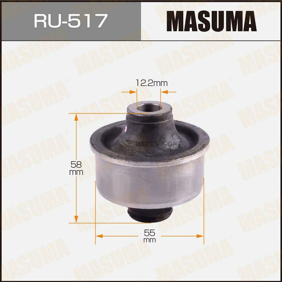 MASUMA RU517 Сайлентблок MASUMA IST/ NCP6# front