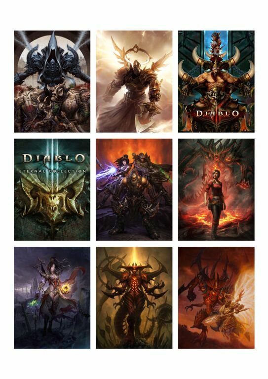 Наклейки Diablo, Диабло №1