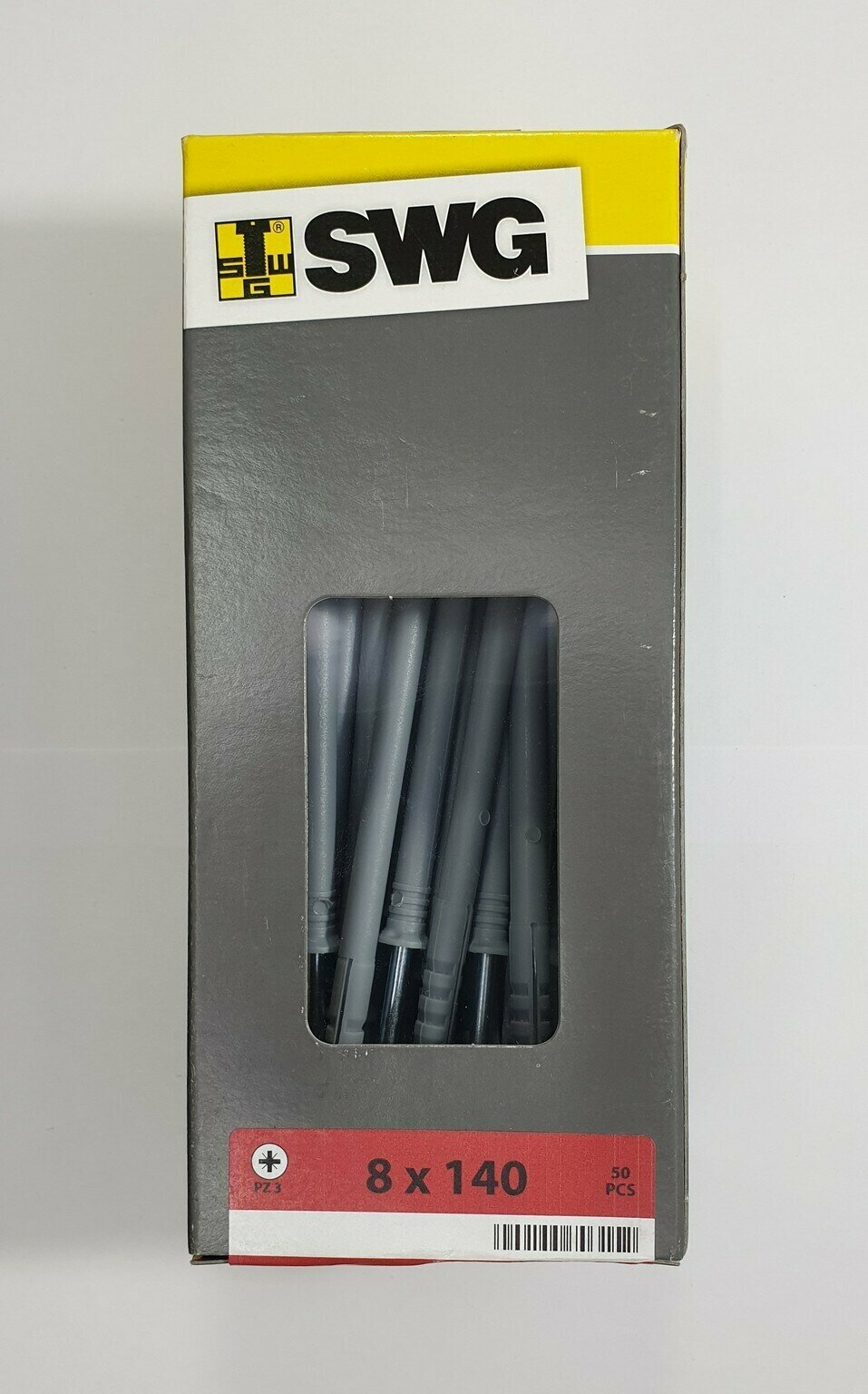 Дюбель-гвоздь полукруглая голова PZ3 8x140 (50 pcs) SWG, Германия