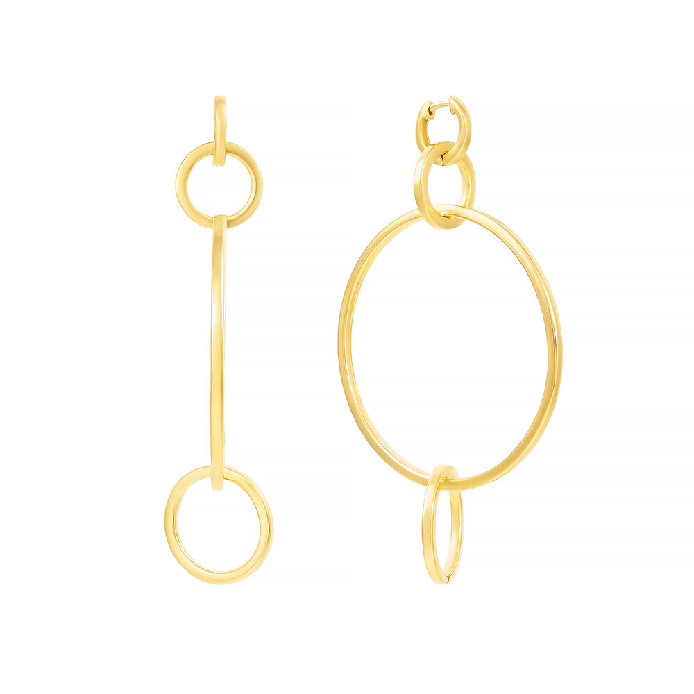 Серьги ELEMENT47, серебро, 925 проба
