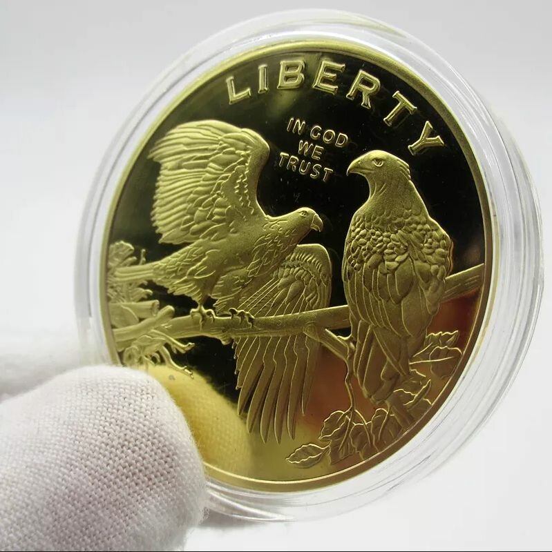 Американская золотая Монета Орел Liberty