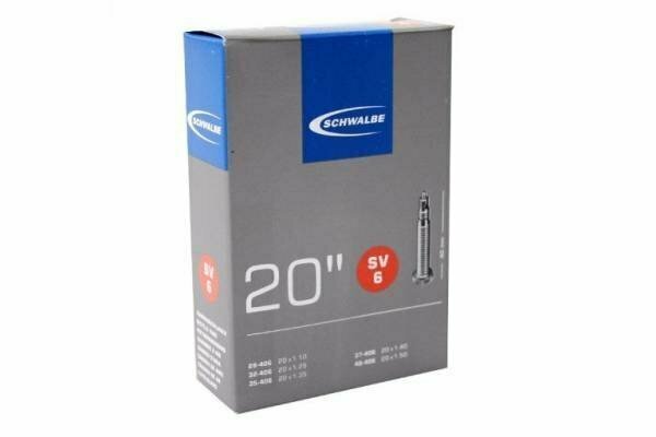 Камера велосипедная SCHWALBE 20" спорт ниппель (Presta) SV6 (28/40-406) IB 40mm