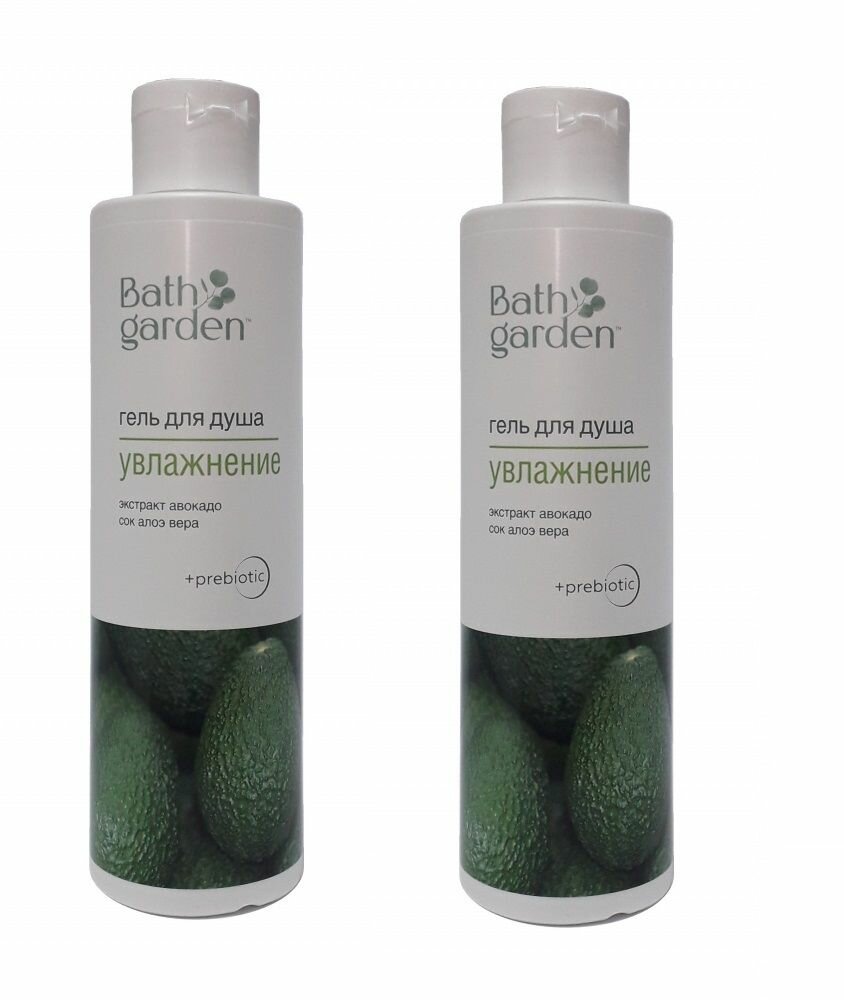 BATH GARDEN Гель для душа Увлажнение, 300 мл, 2 шт