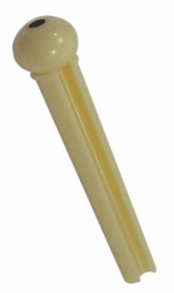 Втулка (бобышка) для акустической гитары Ivory с точкой A021IVY/2PVC