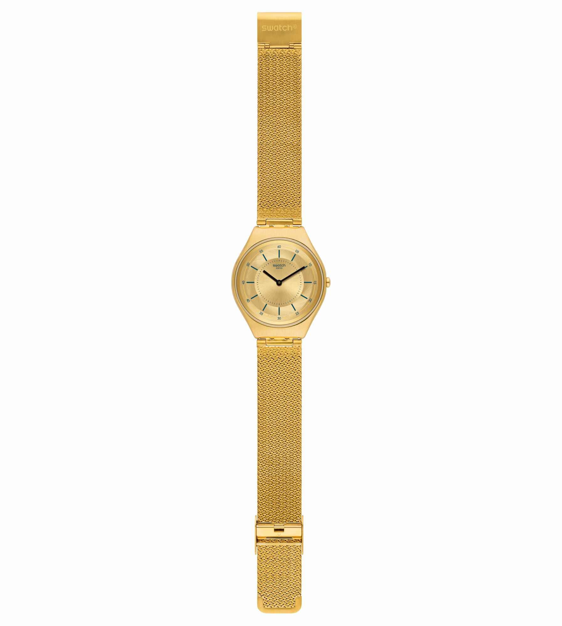 Наручные часы Swatch, золотой — фото 1