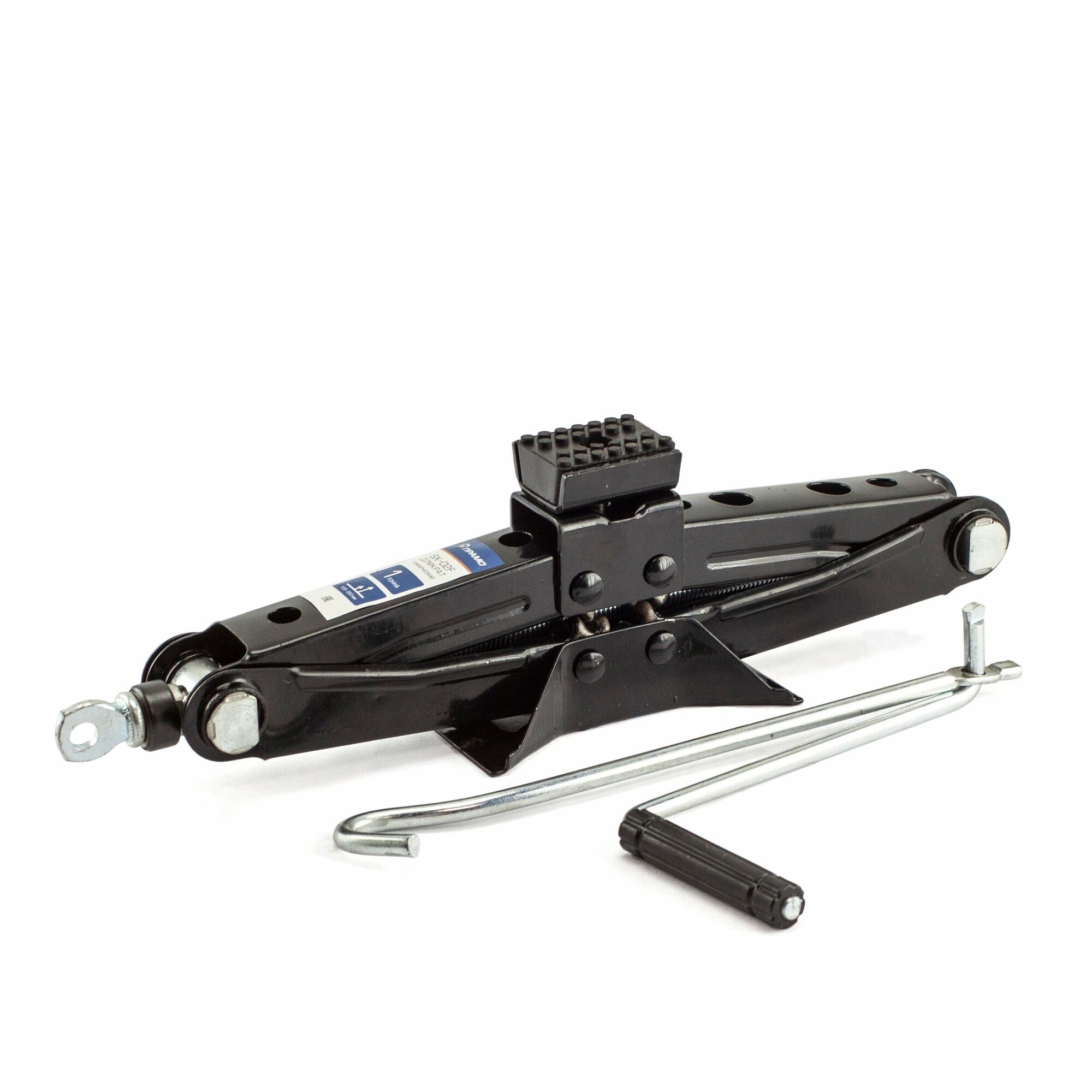 Домкрат Прамо SX-02F, ромбический, грузоподъёмность 1 т, винтовой, складной