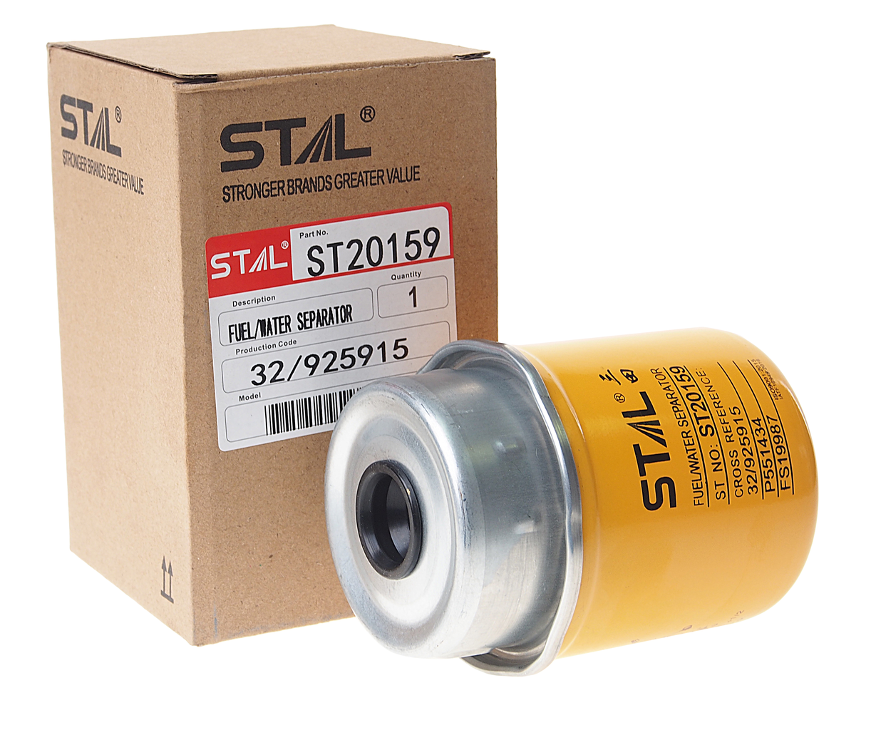 Фильтр топливный JCB 3CX,4CX (дв. DIESELMAX) STAL ST20159 для грубой очистки