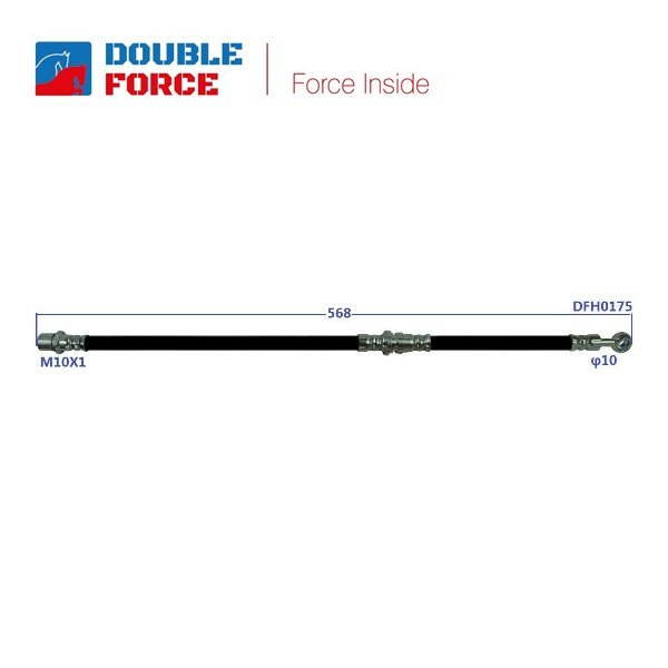 Шланг тормозной Double Force арт. DFH0175, ОЕМ номер 26550FC010,26550AC060