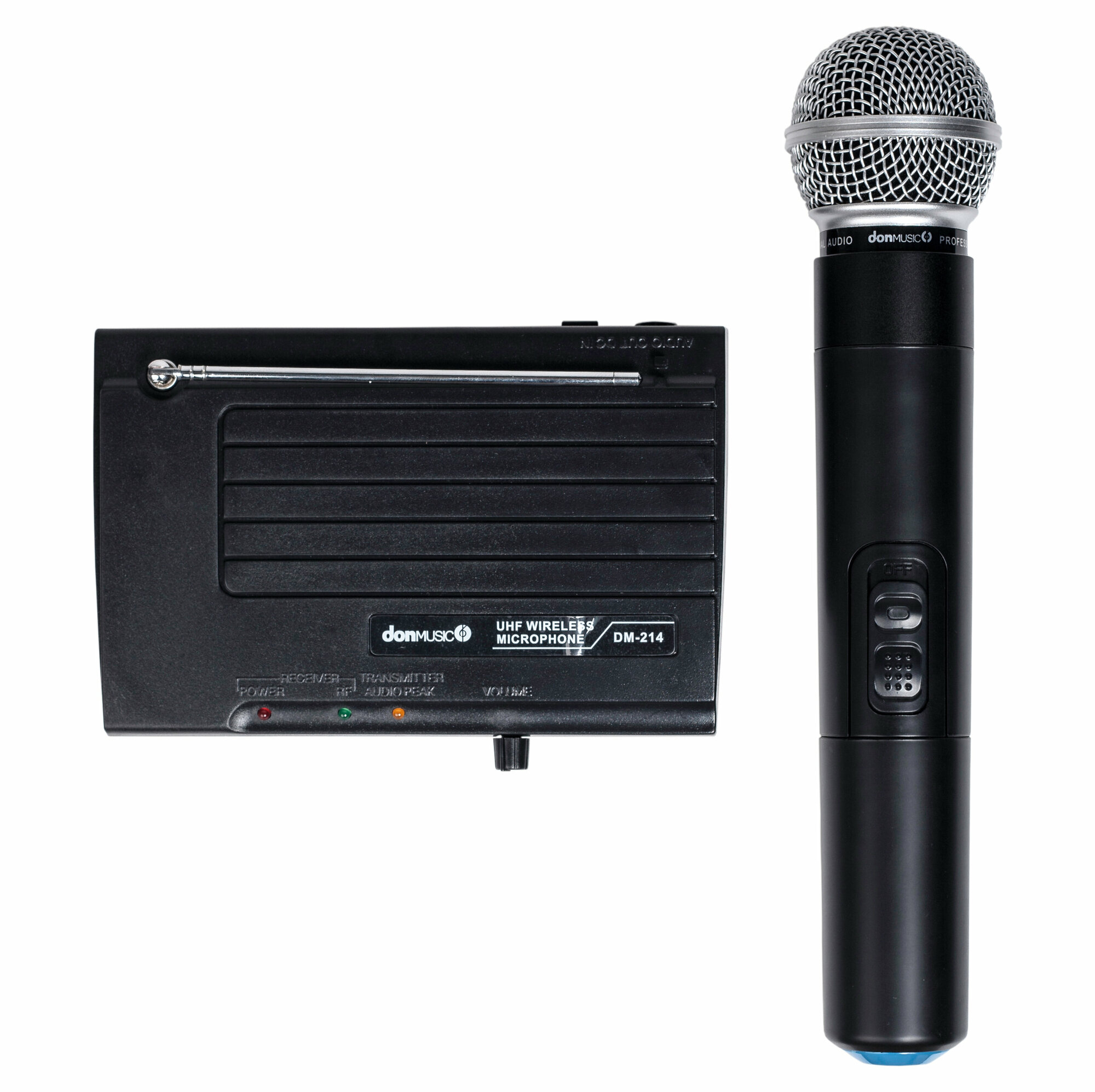 Don Music DM-214HH 1-но канальная радиосистема с ручным микрофоном. UHF 614~806 MHz