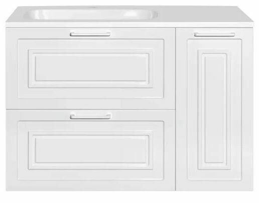Тумба с раковиной Style Line Альба 90 L подвесная
