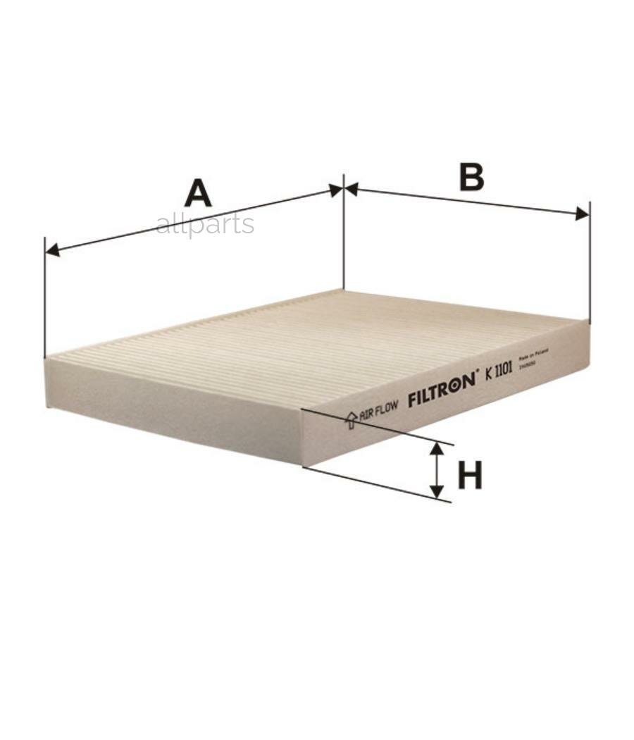 FILTRON K1101 Фильтр салонный FILTRON K1101