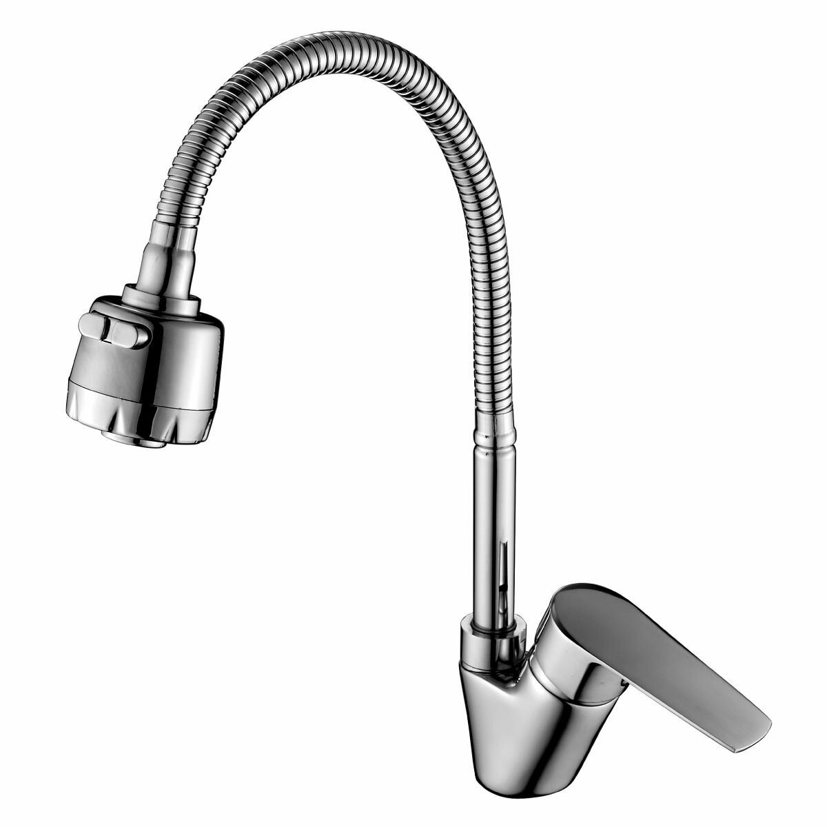 Смеситель для кухни с гибким изливом Rossinka S35-26