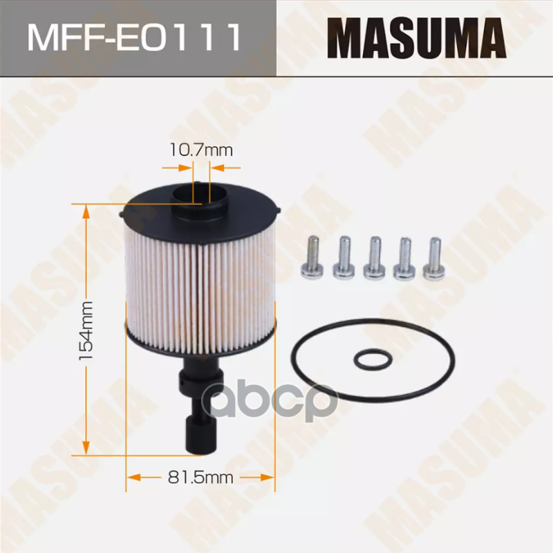 Топливный фильтр FE0069 MASUMA вставка, RENAULT DUSTER I / K9K Masuma арт. MFFE0111