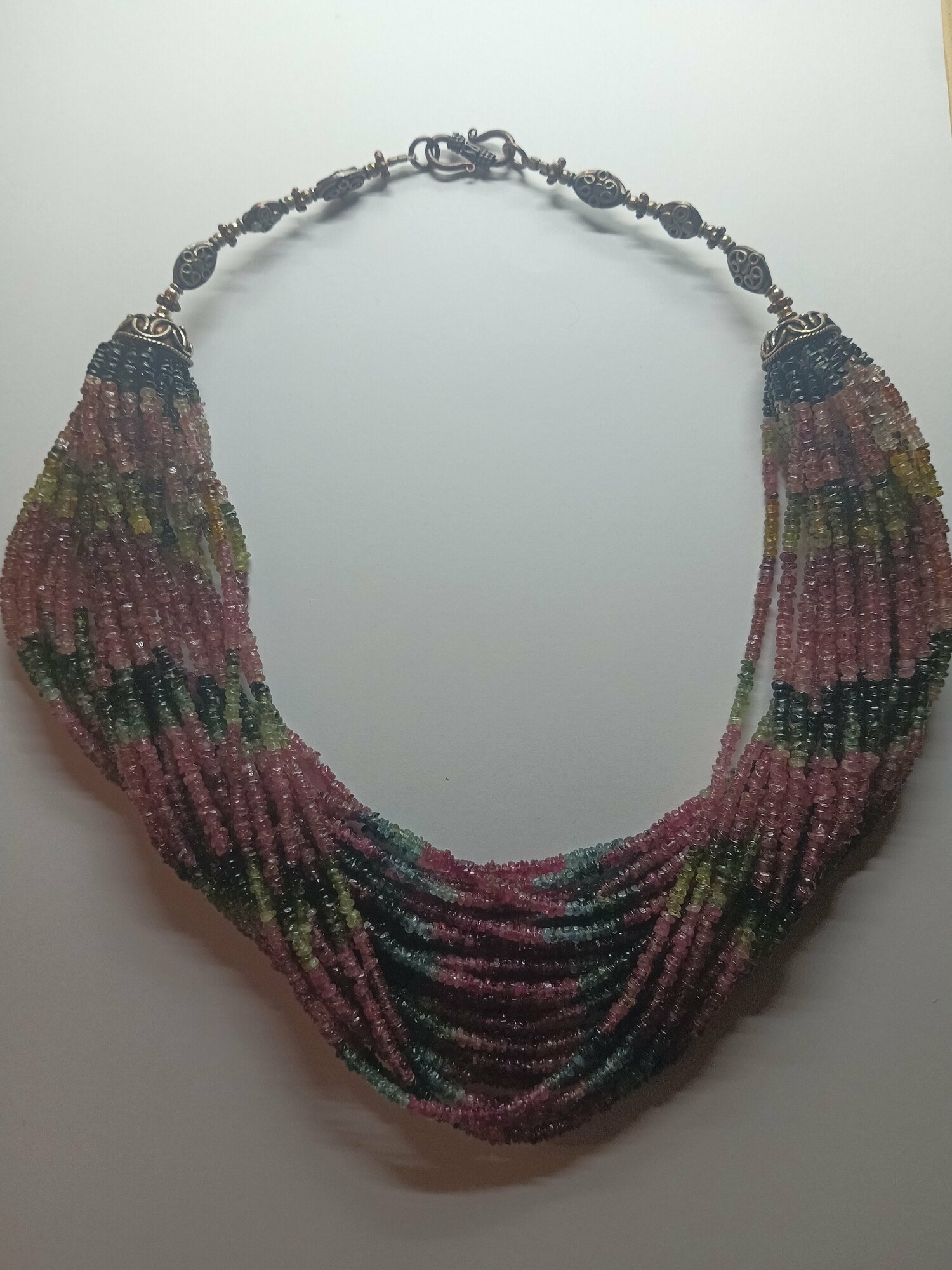 Колье, турмалин