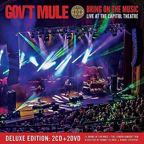 Диск Gov't Mule - Bring On The Music - Live at The Capitol Theatre (2CD+2DVD Deluxe Edition) (4 DVD)