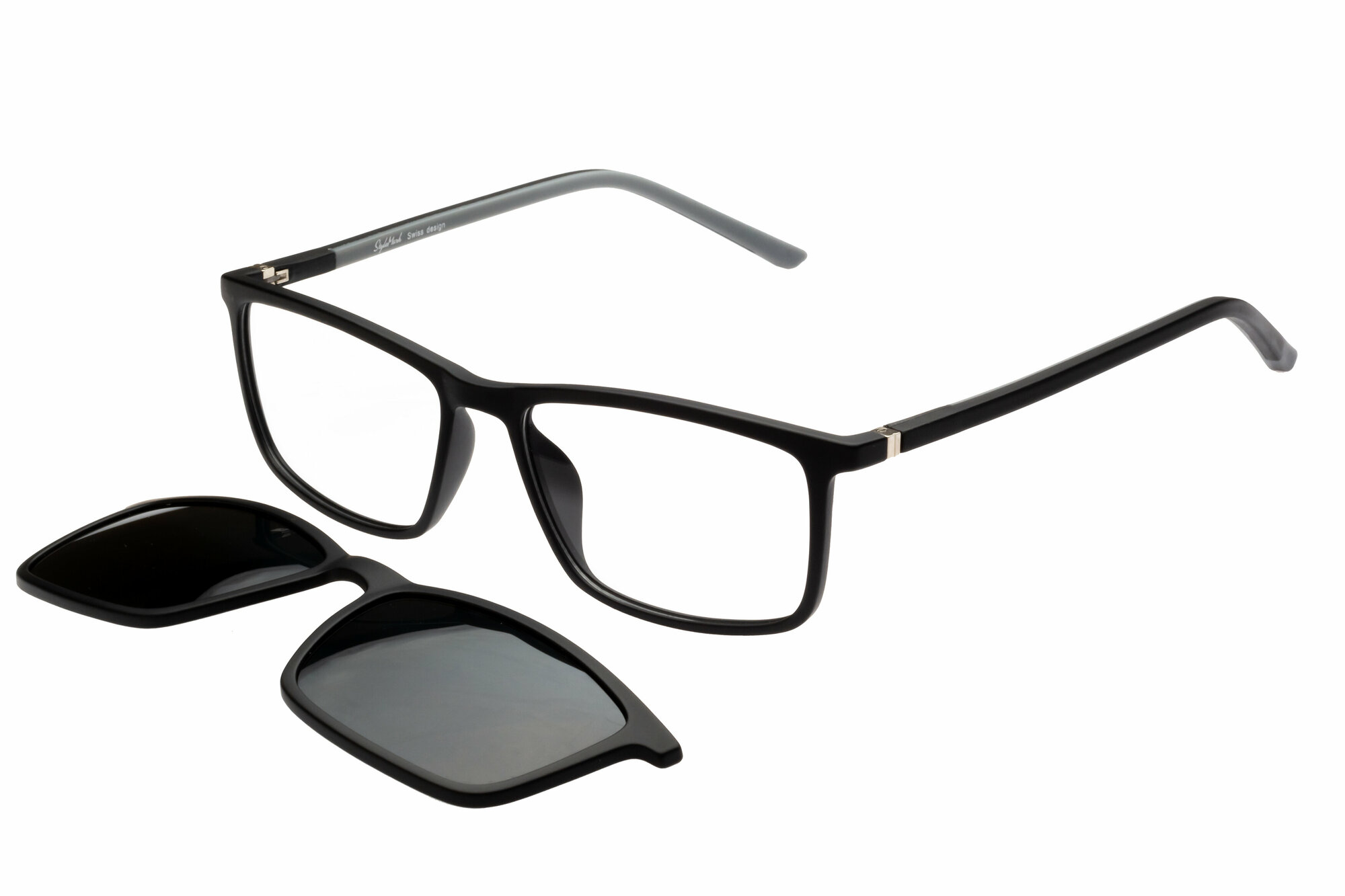 StyleMark Оправа с магнитной солнцезащитной насадкой (Clip-on) StyleMark Polarized C2706A