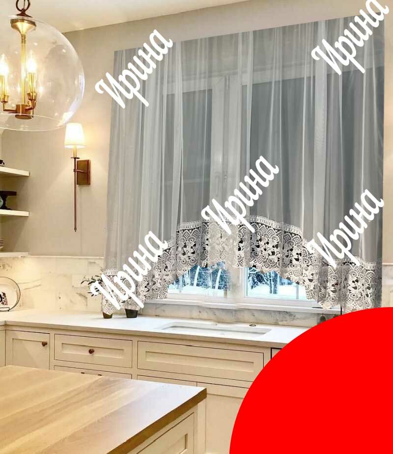 Тюль для кухни шторы арка занавески вуаль на кухню гостиной детской комнаты спальни зала короткие