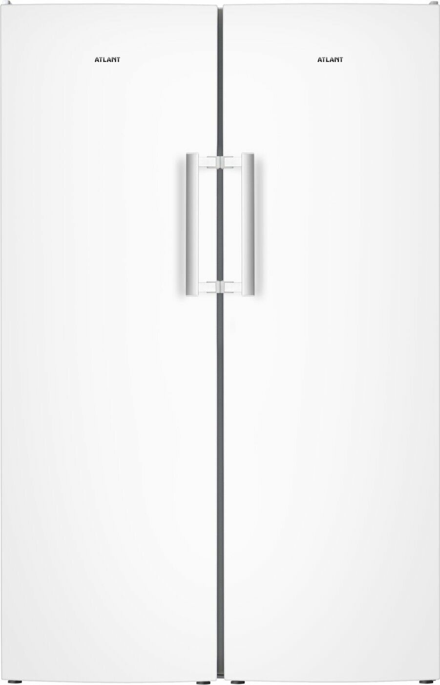 Холодильник ATLANT Side-by-Side-100 белый, 186.8x120x62.9 см, Зона свежести, NoFrost