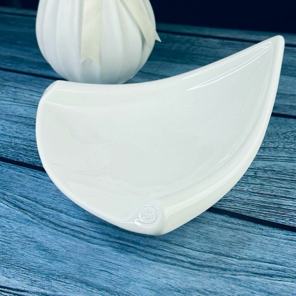 Салатник на ножках Ленарди Bianco 24см, фарфор