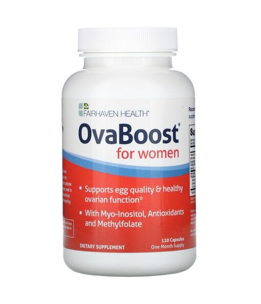 Fairhaven health OvaBoost с мио инозитоолом и фолатом для качества яйцеклеток