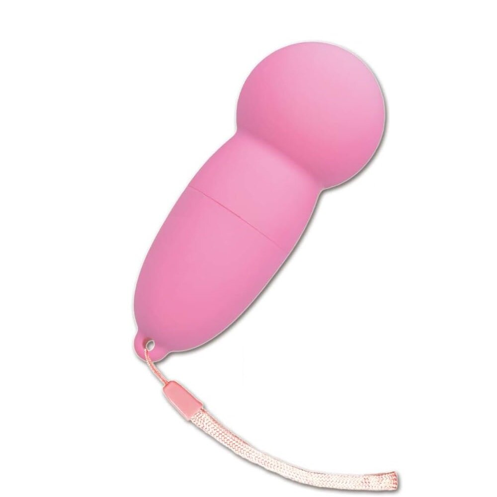 Вибратор массажер G Denma Pink, Компактный на ремешке