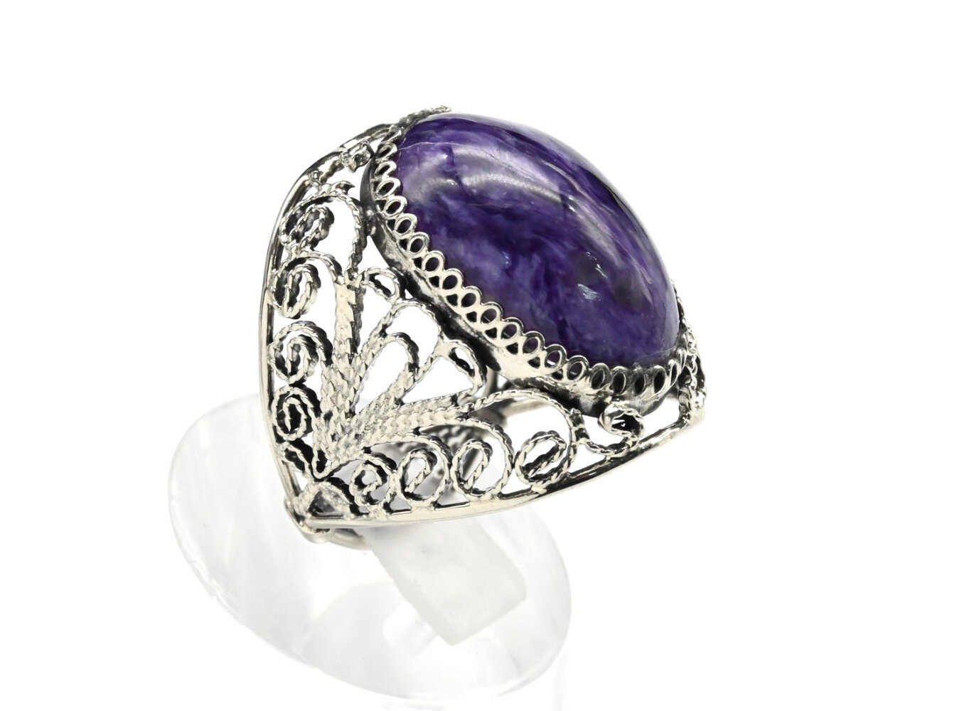 Кольцо, чароит