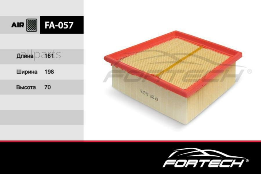 FORTECH 'FA057 Фильтр воздушный FIESTA 08-/ 13-/TRANSIT 14-