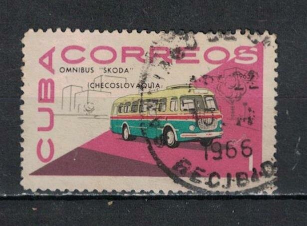 Почтовые марки Куба 1965г. "Транспорт - Автобус" Автобусы U