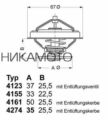 WAHLER 4123.80D Термостат
