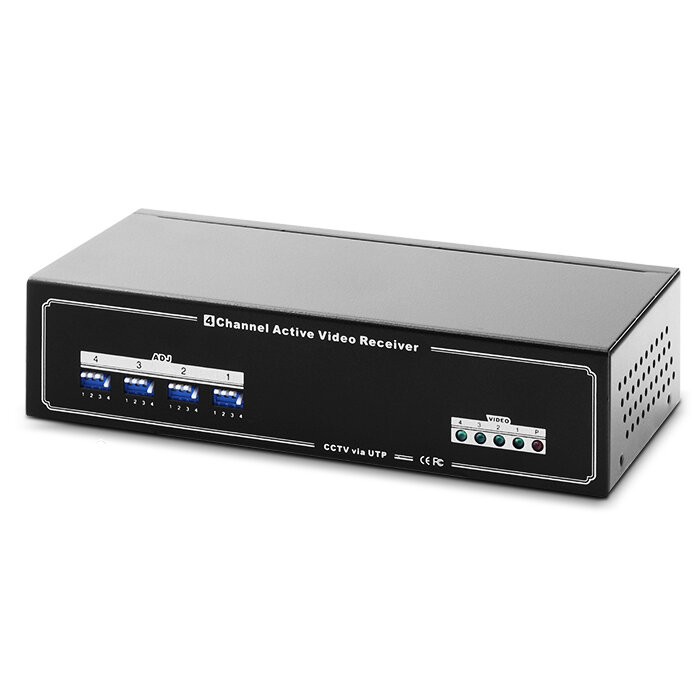 Активный приемник видео сигнала 4 канала Folksafe FS-4504R