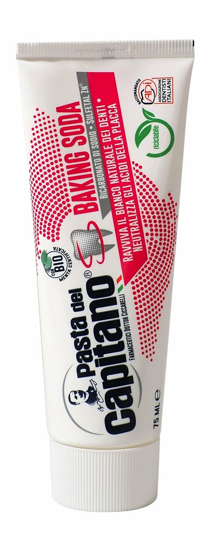 PASTA DEL CAPITANO Зубная паста Baking Soda, 75 мл