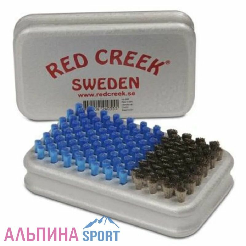 Щетка RED CREEK 055 COMBI сталь тонкая/нейлон синий