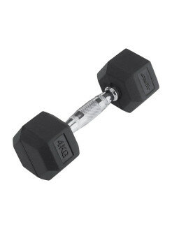 Гантель обрезиненная STARFIT DB-301 4 кг, черная