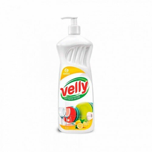 GraSS Моющее средство для посуды VELLY Premium Лимон 1л
