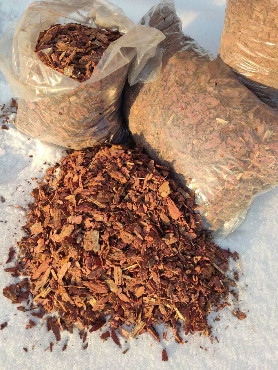 Кора лиственницы (3 - 6 см, 6 кг, 60 л)