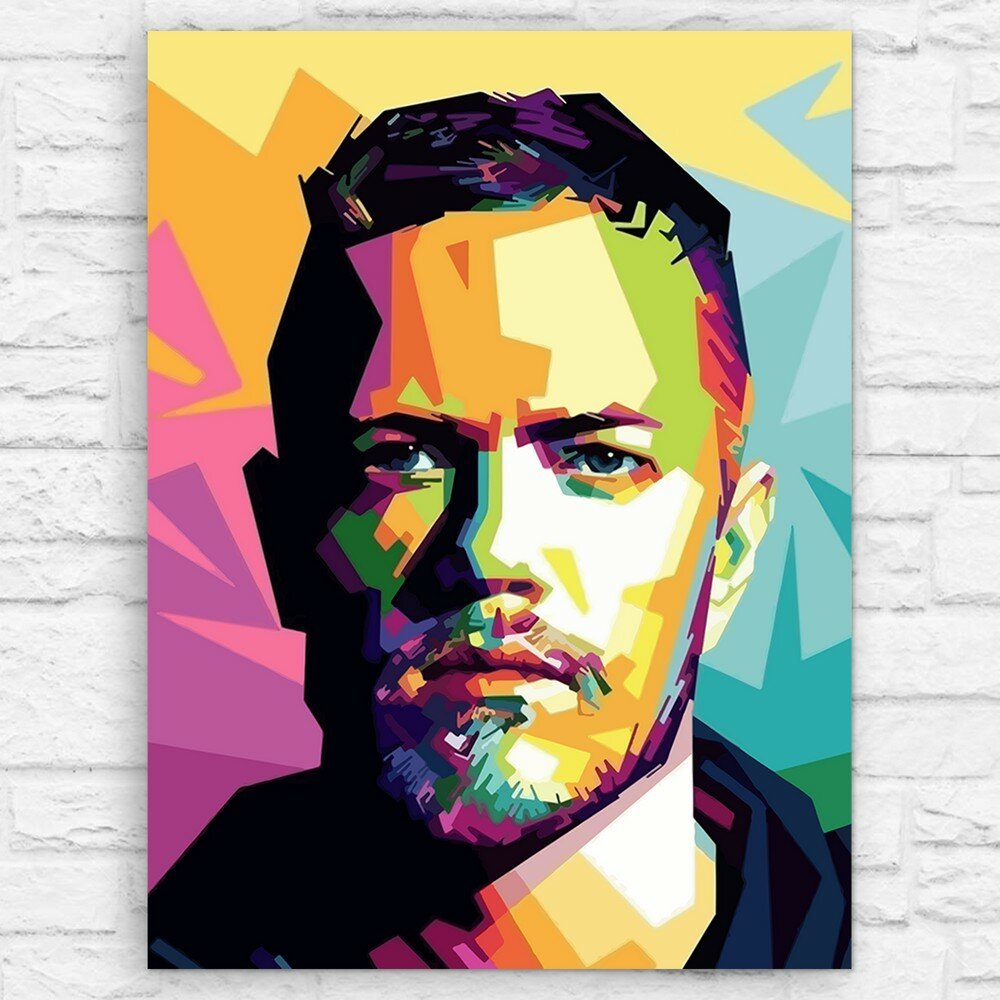 Картина по номерам на холсте музыка Imagine Dragons (Dan Reynolds) - 13616 В 60x80
