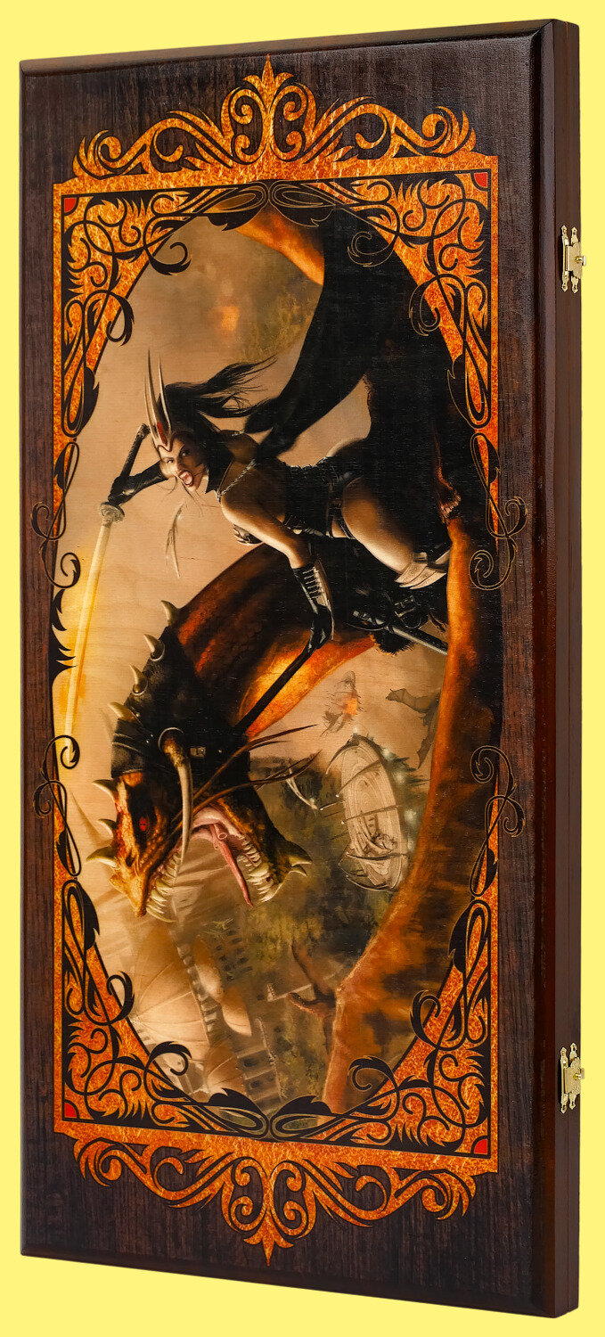 Нарды, шашки Фэнтези (большие)