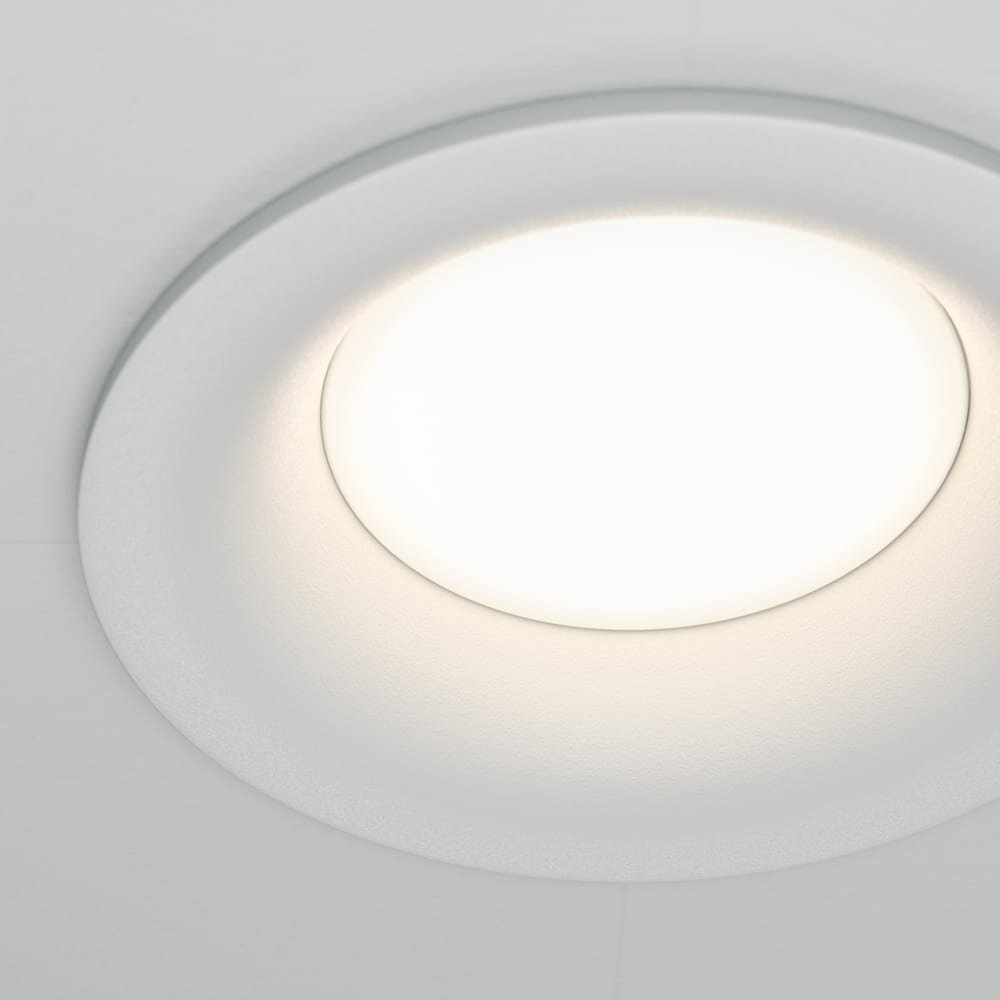 Светильник MAYTONI Downlight Slim DL027-2-01W, встраиваемый, GU10, белый