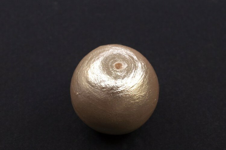 Хлопковый жемчуг Miyuki Cotton Pearl 20мм, цвет Pink, 744-028, 1шт