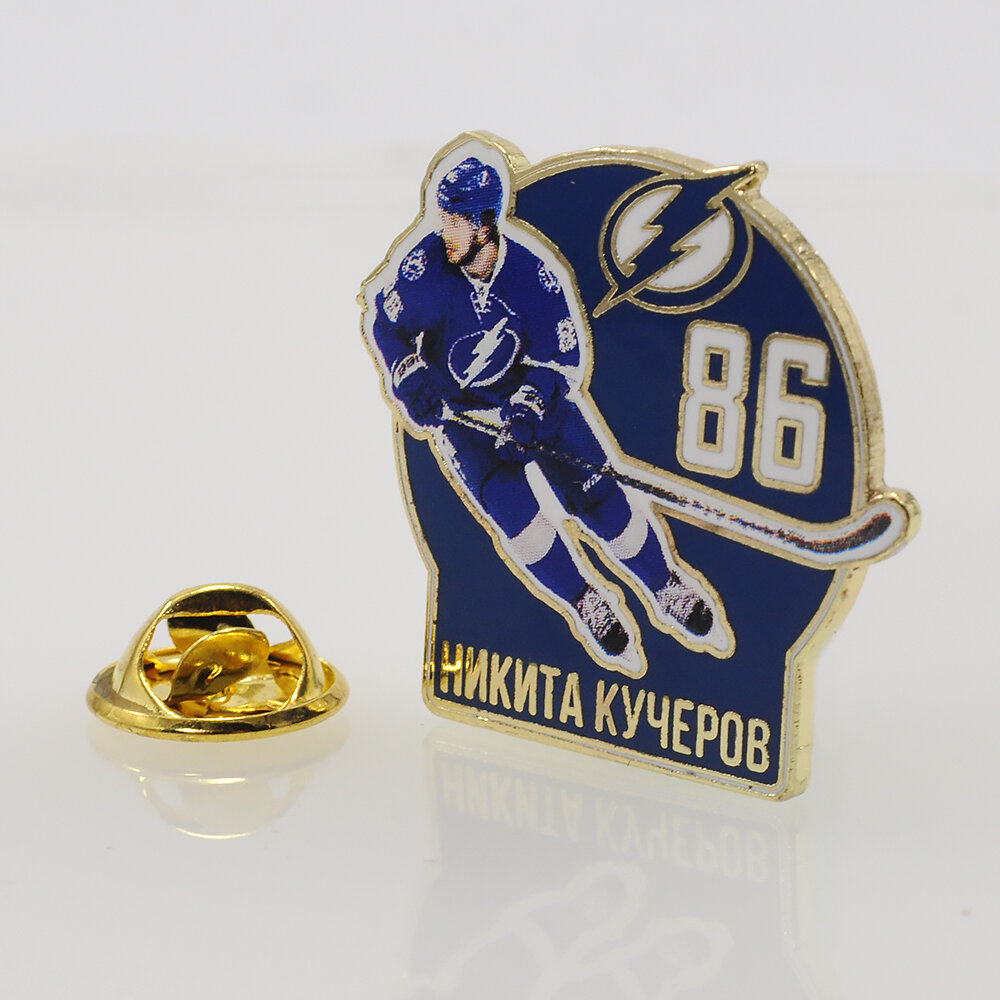 Хоккейный значок Никита Кучеров №86