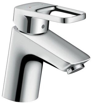 Смеситель для раковины 70 с донным клапаном Hansgrohe Logis Loop 71150000