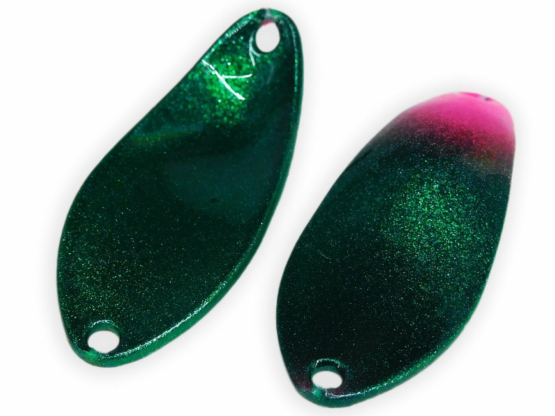 Набор 2ШТ Блесна колебалка Зябликов Пиксель 3 см. 2.9гр fluo