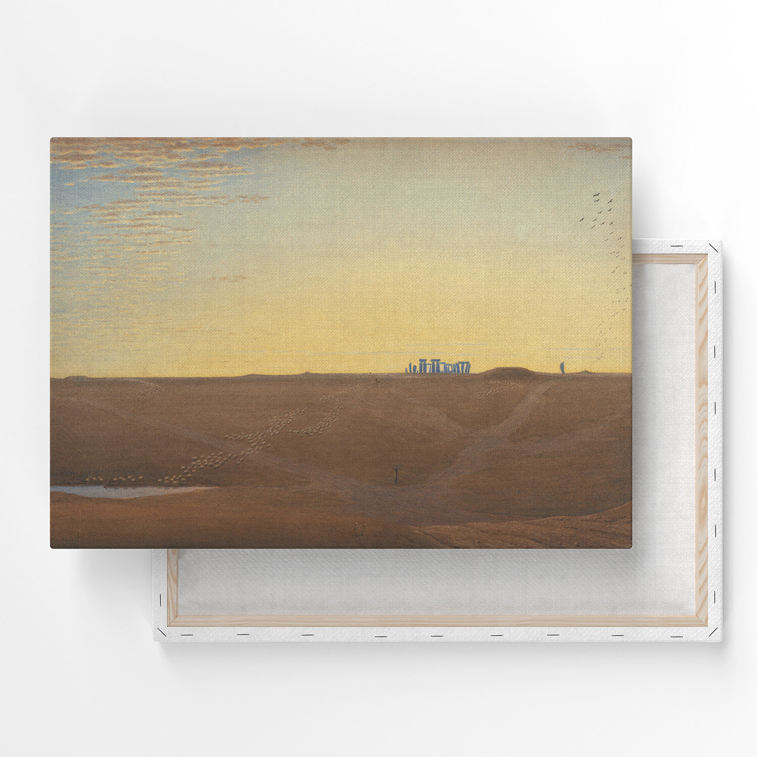 Картина на холсте, репродукция / Уильям Тёрнер - Stonehenge, Twilight / Размер 30 x 40 см