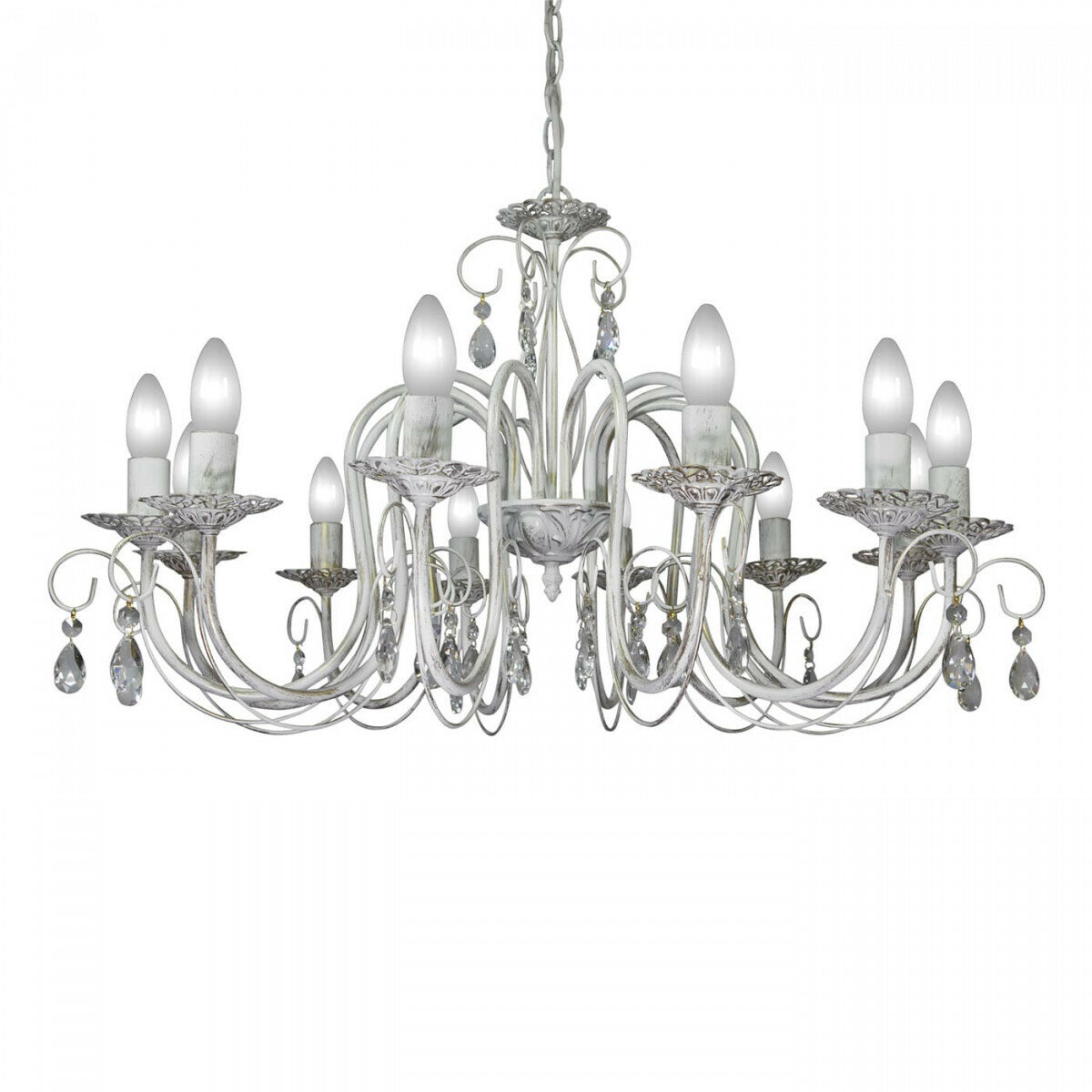 Люстра подвесная большая Петрасвет Россия S1147-12