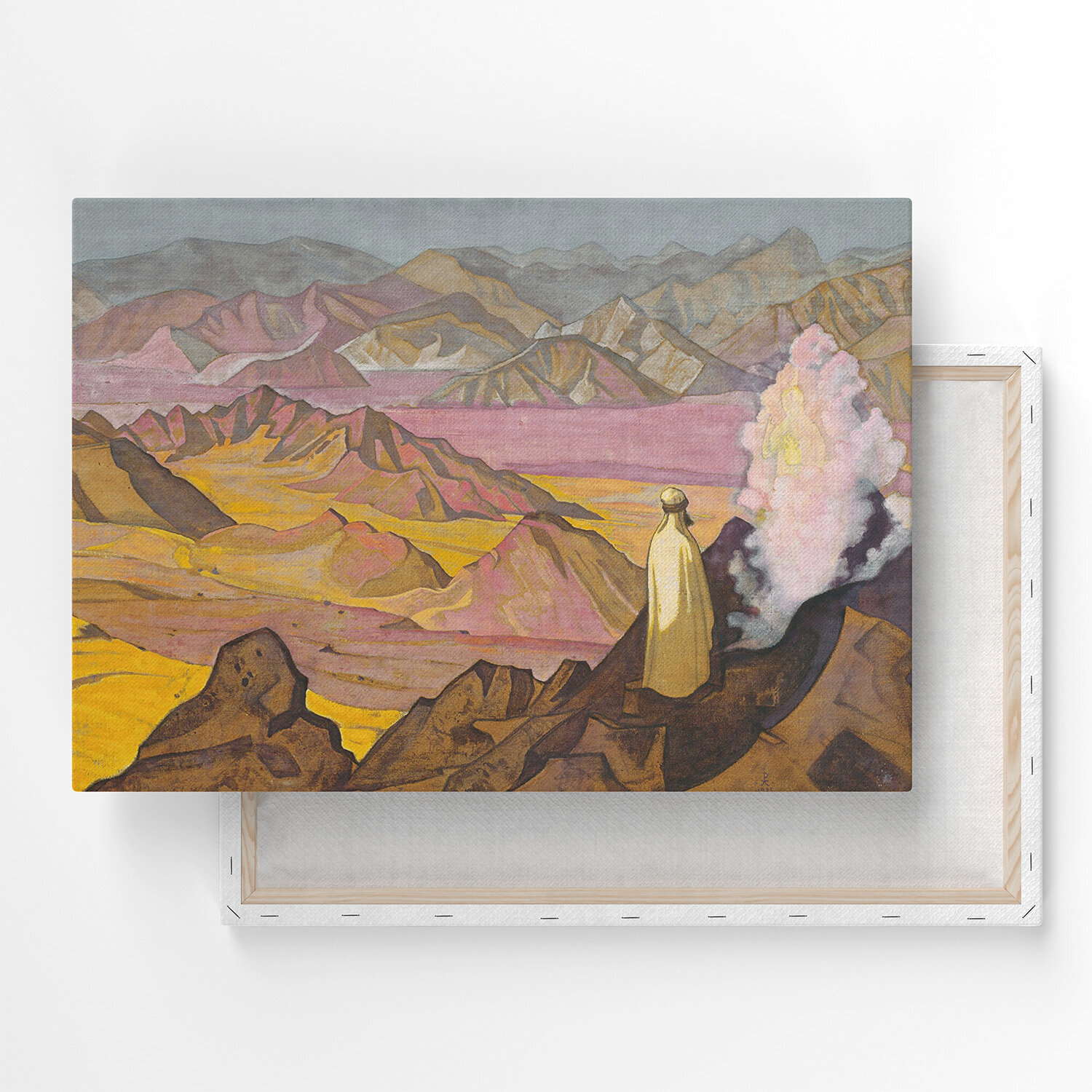 Картина на холсте, репродукция / Рерих Николай - Мухаммед на горе Хира / Размер 30 x 40 см