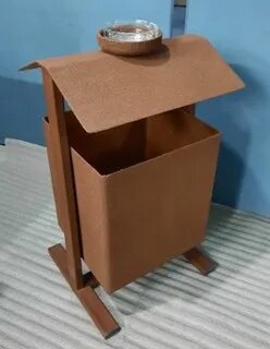 Урна уличная коричневая