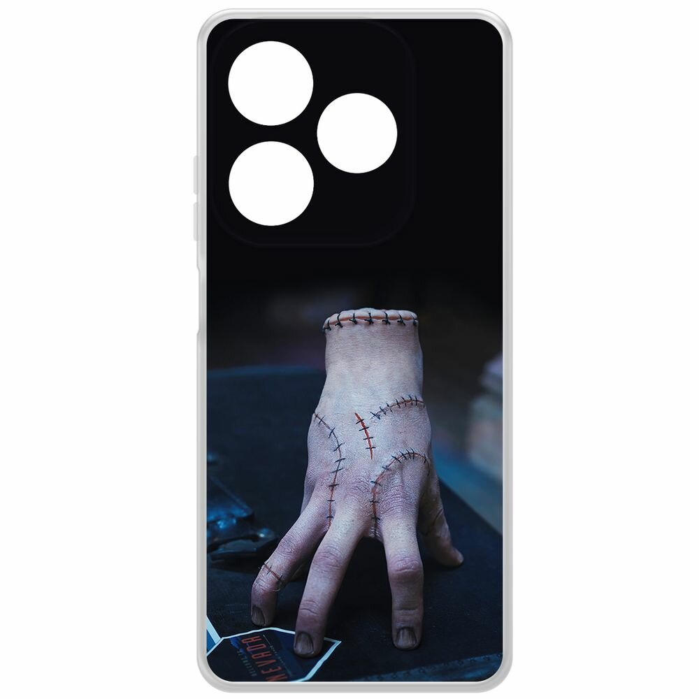 Чехол-накладка Krutoff Clear Case Уэнсдей Аддамс - Вещь для INFINIX Smart 8 Pro