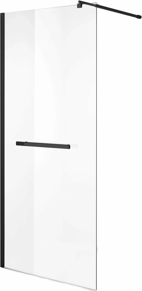 Неподвижная перегородка 90 см Niagara NG-681-90BLACK прозрачное