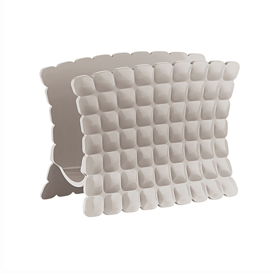 Салфетница настольная Guzzini Tiffany, серо-бежевая